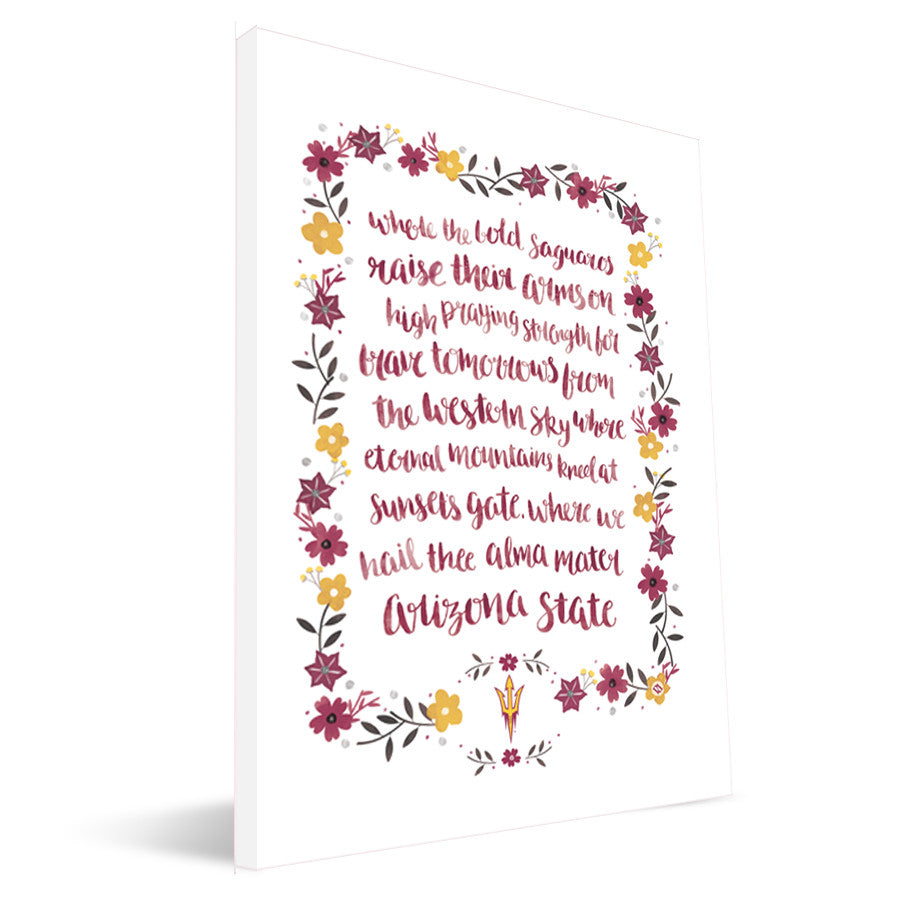 Arizona State Gifts | Arizona State Sun Devils Hand-Painted Song | ASU ...